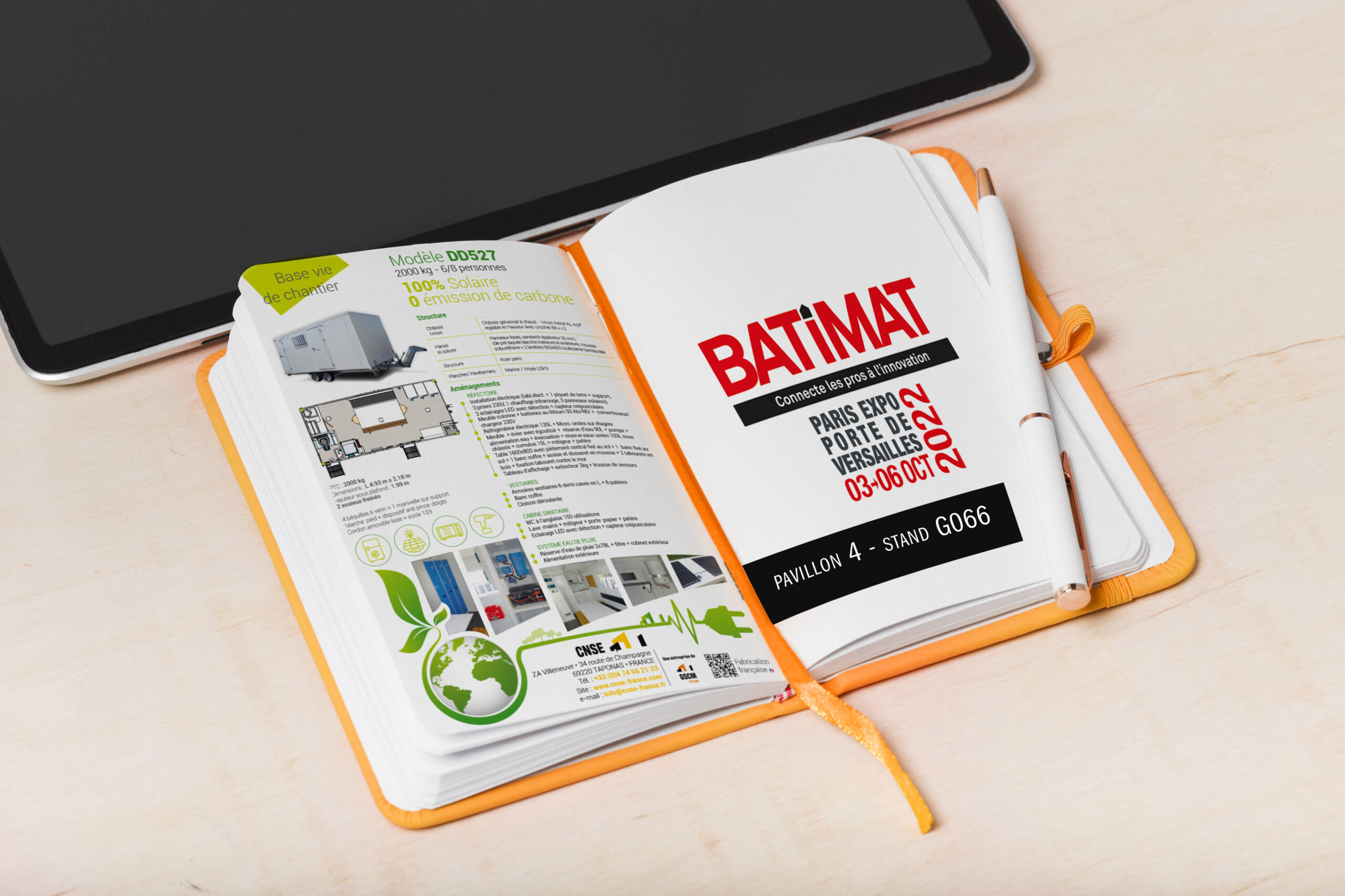 Base vie 100% solaire présentée à BATIMAT | CNSE